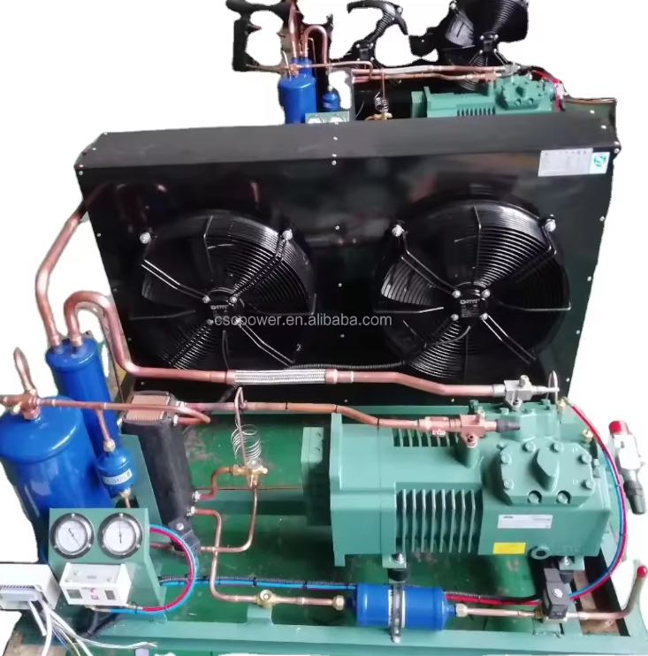 China Refrigeration compressor unit Several Fast Freezing Cold Store Condensing Unit Industrial ...