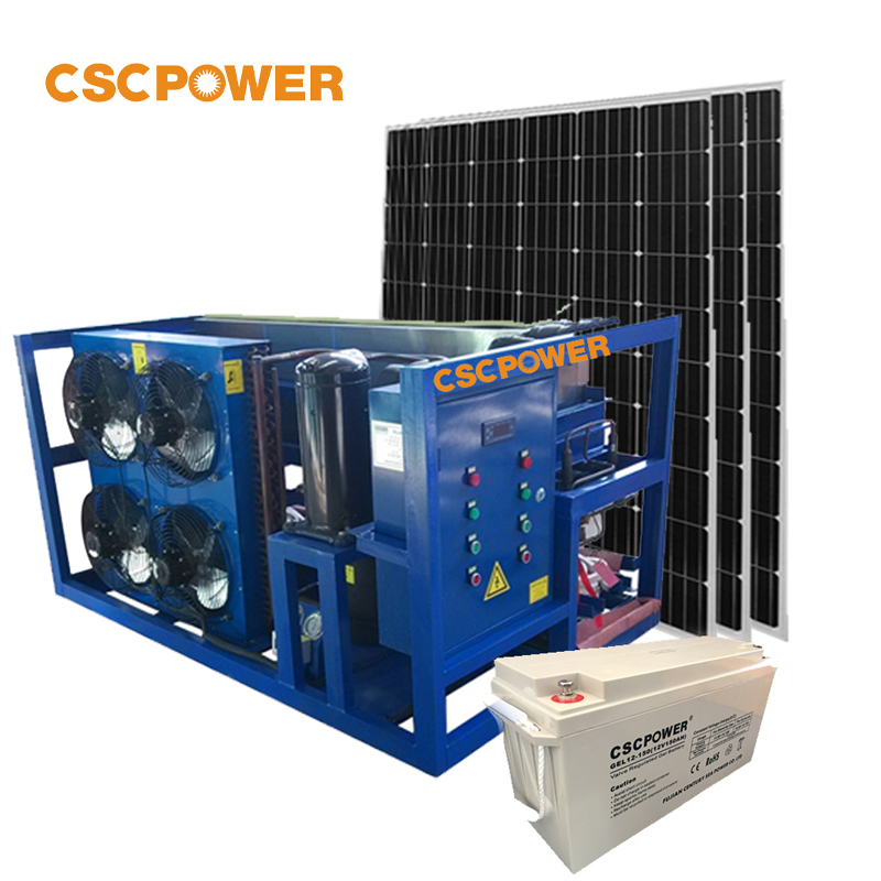 China CSCPOWER solar ice machine 5 ton ice block making machine 5000kg ...