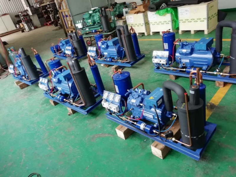 China compressor unit Industrial open refrigeration units with ...