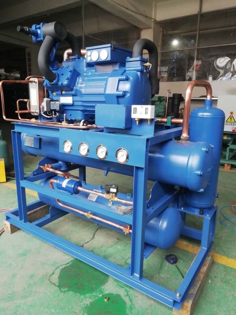 China compressor unit Industrial open refrigeration units with ...